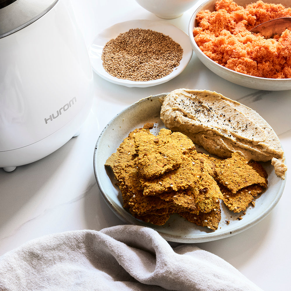 Juice Pulp Veggie Cracker Recipe